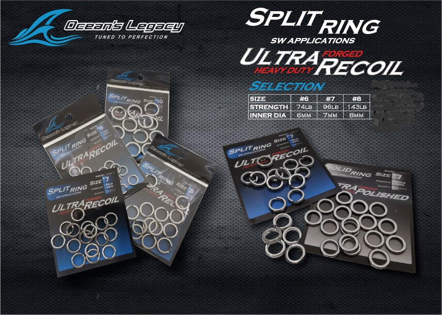 Ocean Legacy Split Rings – Quality FISHING - Terminal by Oceans Legacy – Whiteys Tackle