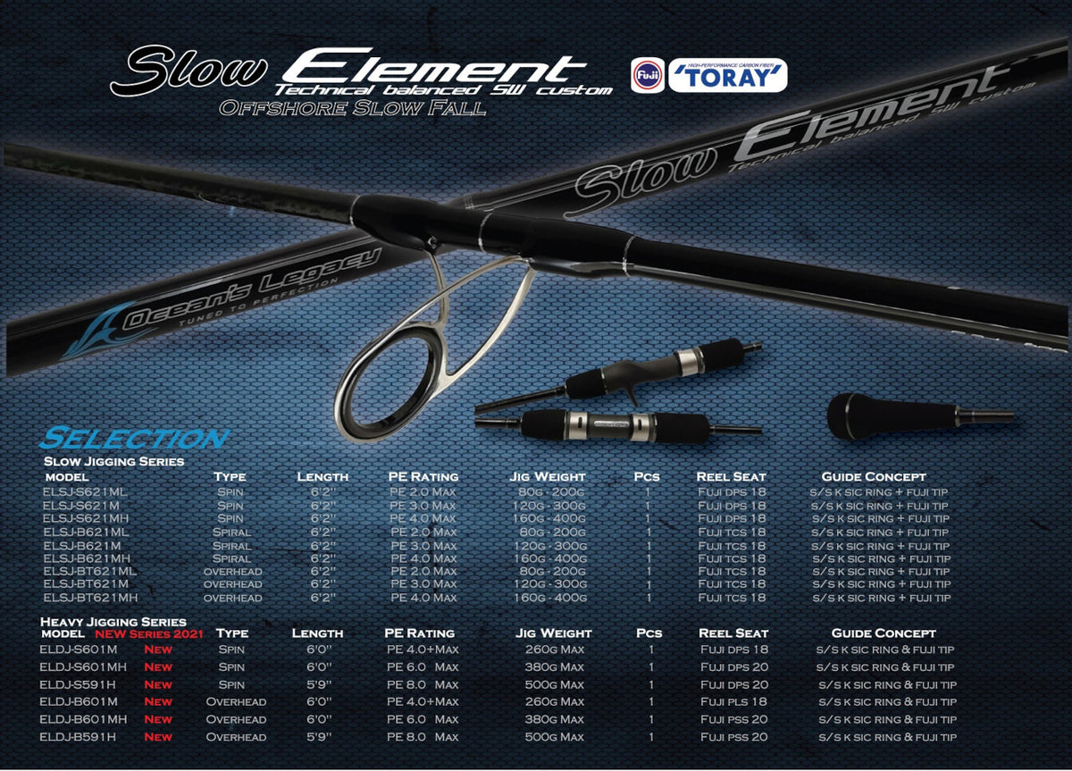 Oceans Legacy Deep Element Rod – Quality FISHING - Rods by Oceans ...
