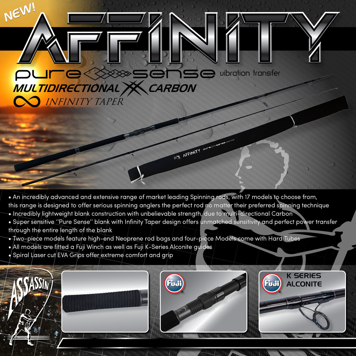 Assassin Affinity Rods – Quality FISHING - Rods by Assassin – Whiteys ...