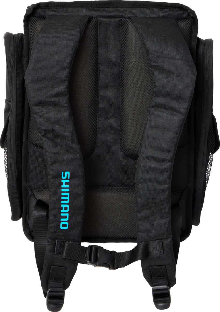 Shimano Backpack With Tackle Boxes Black - Large – Whiteys Tackle