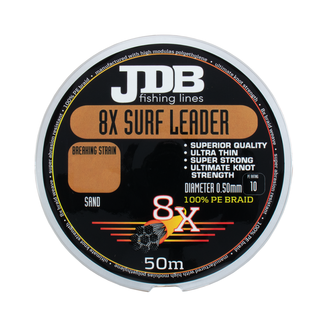 JDB 8X Braid Surf Leader – Whiteys Tackle